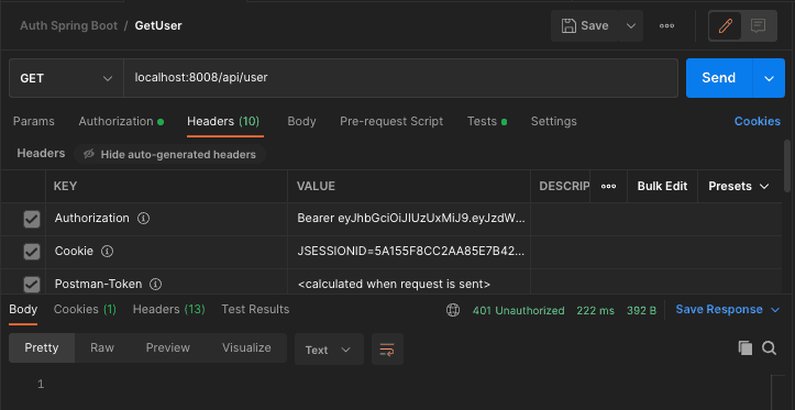 Authentication ด้วย Spring Security And Jwt