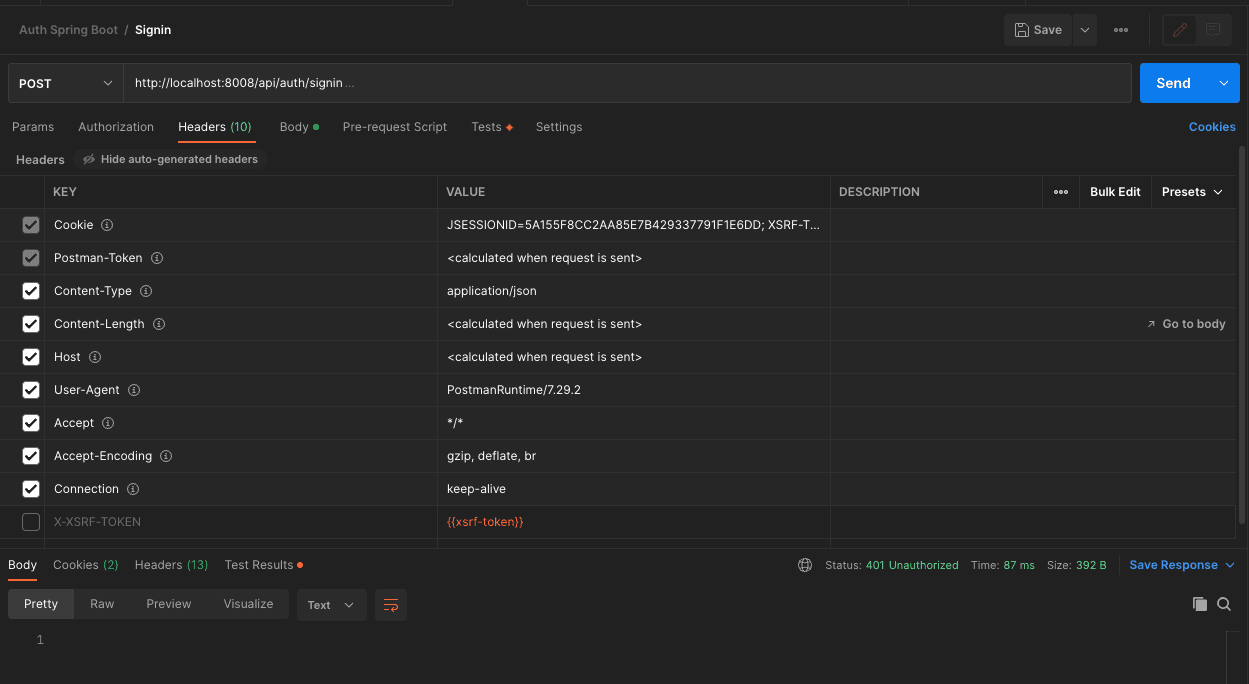 เพิ่มการป้องกัน CSRF ให้กับ Spring Security